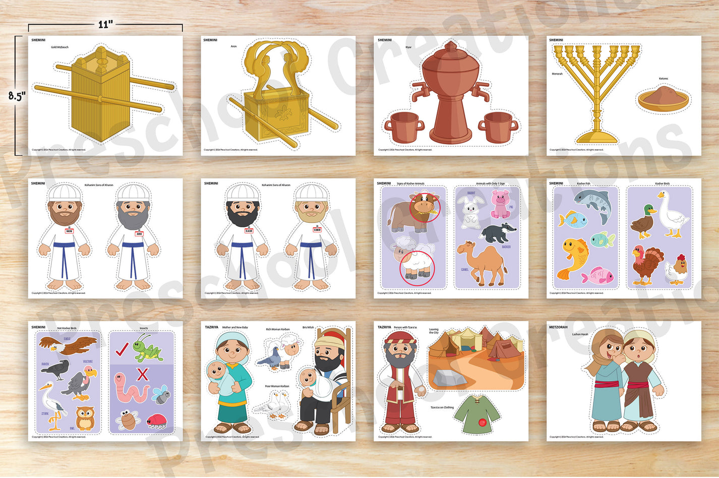 Sefer Vayikra Puppets and Props – Preschool Creations