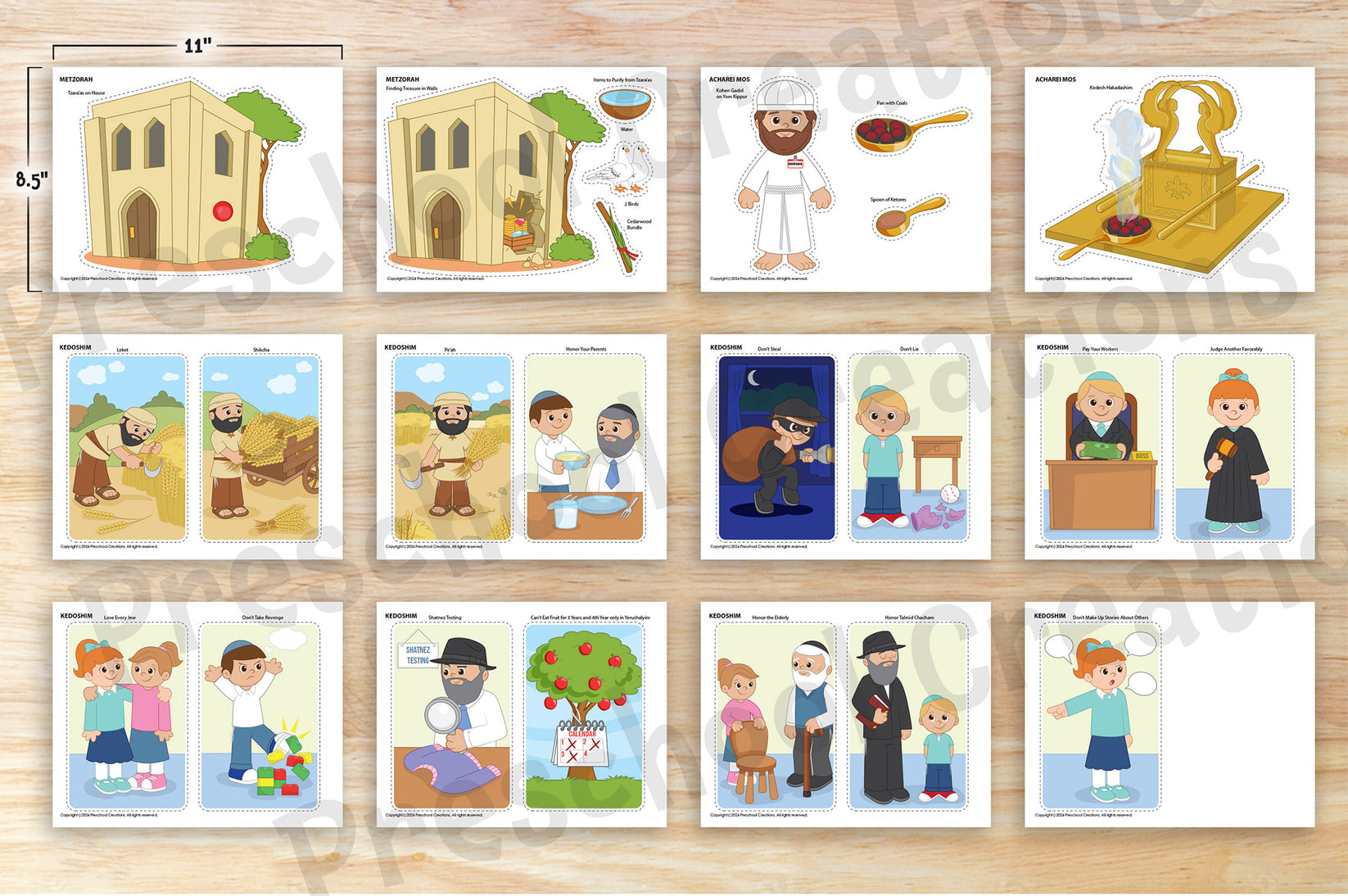 Sefer Vayikra Puppets and Props – Preschool Creations