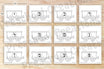 Alef Beis Train in Black and White – Preschool Creations